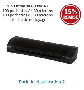 Les packs de plastification